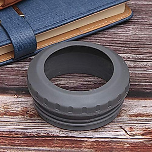 Gteller 4 in 1 Stainless Steel Can/Bottle Insulator, 14oz Two-Way Lids SUS Insulated Can Cooler, Beer Bottle holder (Black)