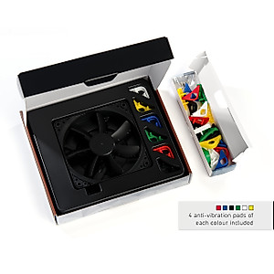 Noctua NF-S12A PWM chromax.Black.swap, Premium Quiet Fan, 4-Pin (120mm, Black)