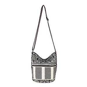 Sakroots womens Catalina Canvas Bucket, Black & White Soulful Desert, One Size US