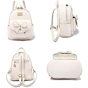 Socute Women Girls Cute Mini Leather Backpacks Fashion Small Daypacks Purses Shoulder Bag Royal Blue