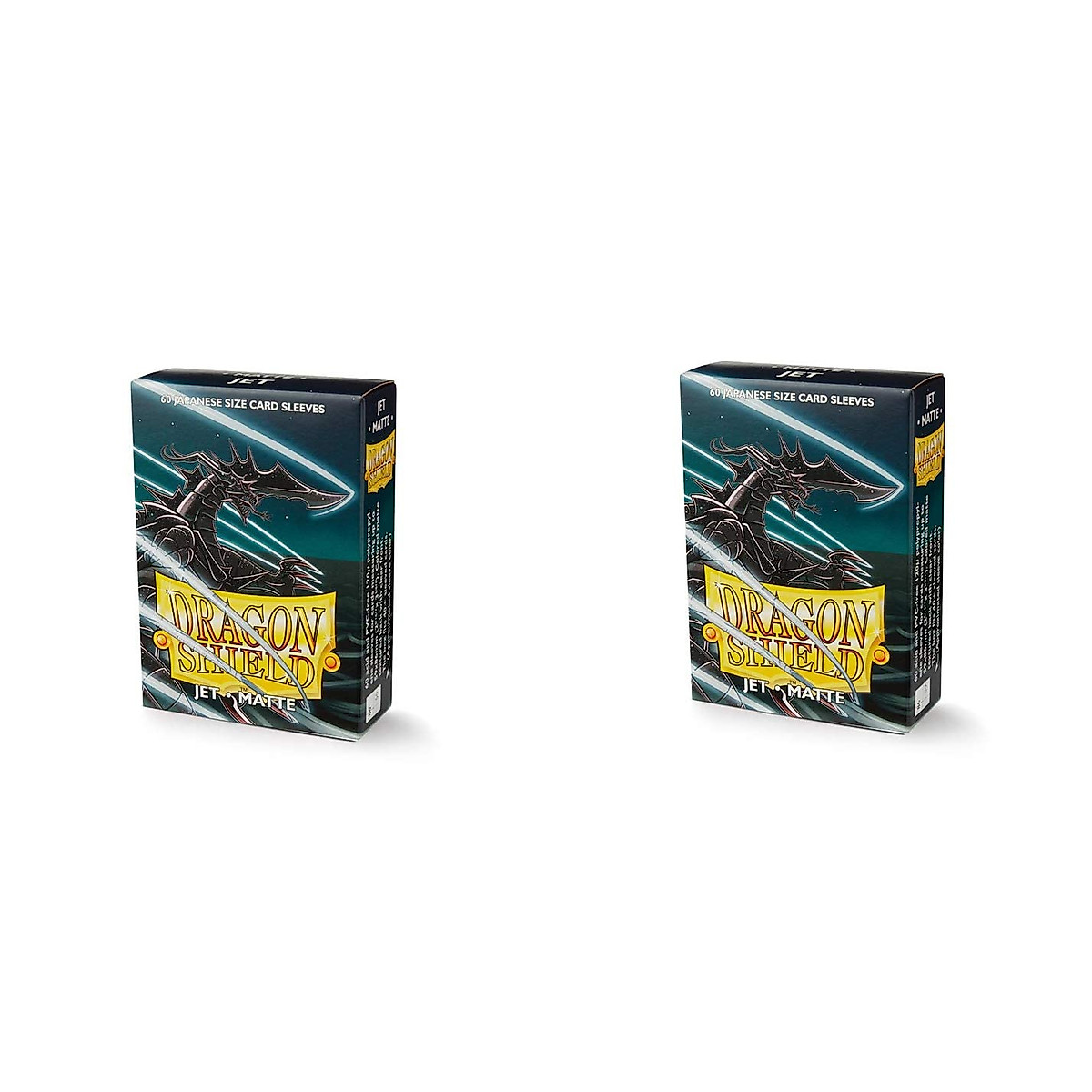 2 Packs Dragon Shield Matte Mini Japanese Jet 60 ct Card Sleeves Value Bundle! …