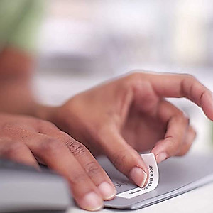 DYMO D1 High-Performance Flexible Nylon Labels | Authentic | 12mm x 5.5m Roll | Black Print on White | Self-Adhesive Labels for LabelManager Label Makers