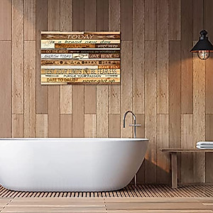 Woxfcart Quotes Canvas Wall Art - Motivational Inspirational Pictures for Office Brown Walls Decor with Framed 24x16