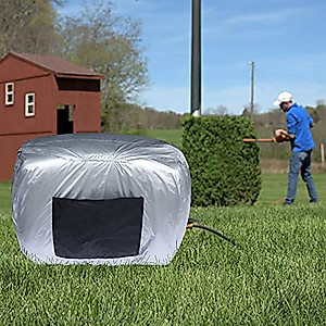 Softclub Waterproof Generator Cover for Universal 1000-2500 Watt for Most Portable Generator, 24.5 x 13 x 18.5inch Silver