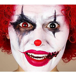 Go Ho White Face Paint,Easily Washable Formula Face Paint Stick,Non-toxic Full-coverage Cream to Powder White Face Body Paint for Halloween Cosplay Zombie Skeleton Clown Goth Makeup