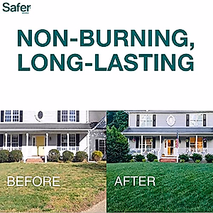 Safer Brand 9335SR Lawn Restore Natural Lawn Fertilizer - Non-Burning Fertilizer - 9-0-2 NPK - Covers up to 5,000 Sq Ft