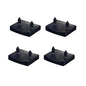 NANSHINE 20PCS 55.5-57mm Replacement Bed Slat Holders Kits Bundles Plastic Centre Caps Holders
