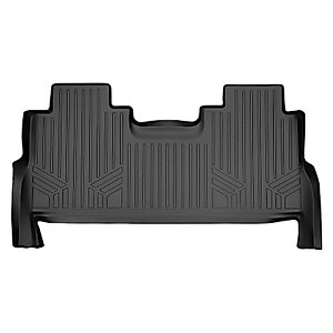MAXLINER Floor Mats 2nd Row Liner Black for 2017-2021 Ford F-250 / F-350 Super Duty Crew Cab with 1st Row Bucket Seats