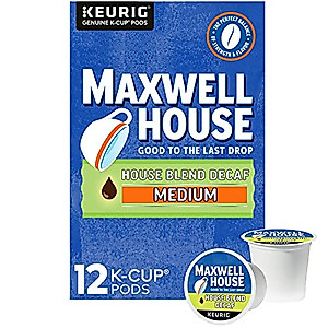 Maxwell House Decaf House Blend K-Cup Coffee Pods (12 ct Box)