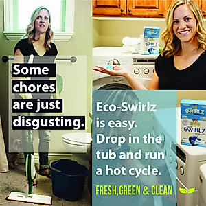 Eco-Gals Eco Swirlz Washing Machine Cleaner with Bonus Eco Scrubz Dishwasher Cleaner Add On 36 Count Deep Cleaning Tablets