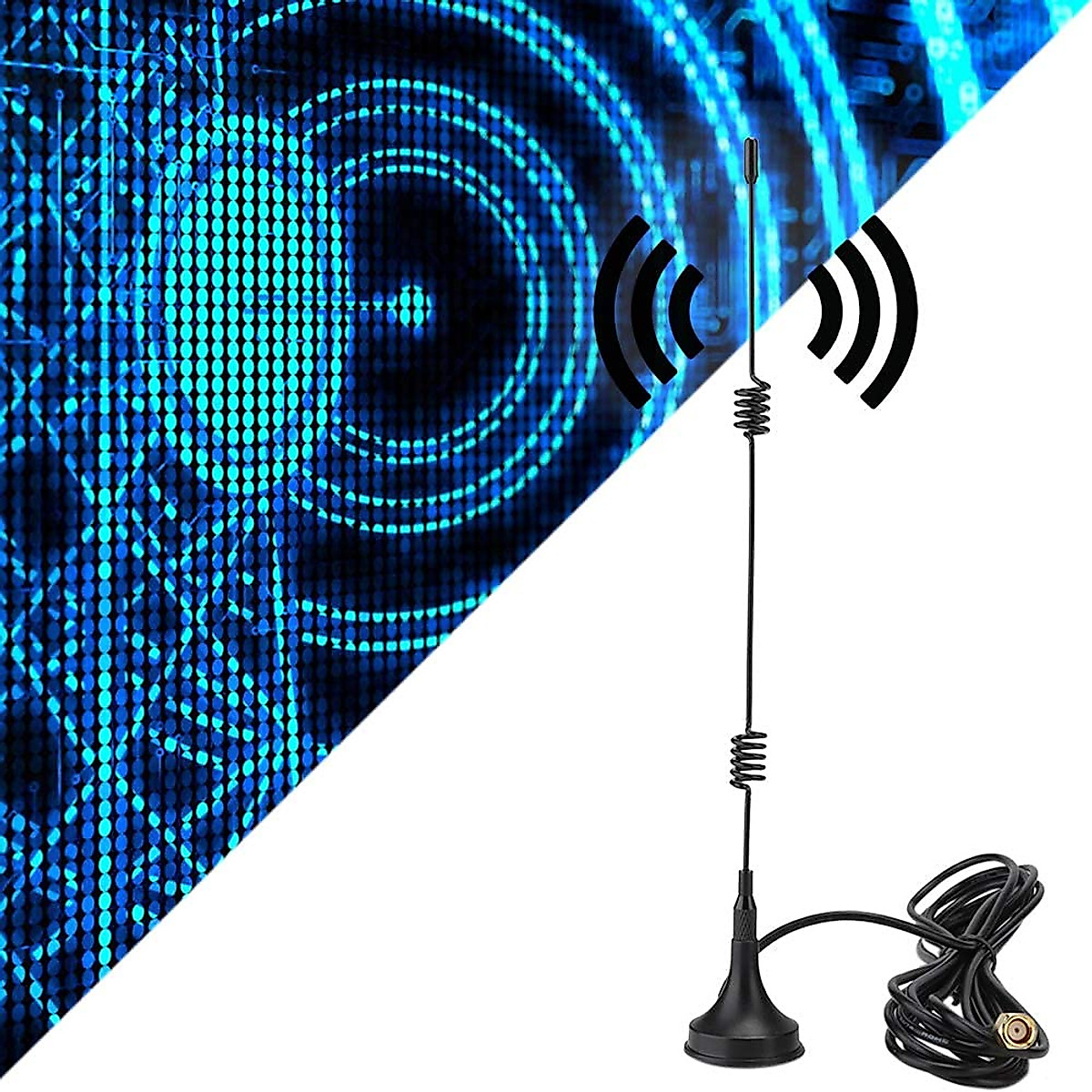 2.4GHz 8dbi Antenna SMA Female Plug with Magnetic Base High Gain for ZigBee Module Router Network Card (10m/32.81ft)