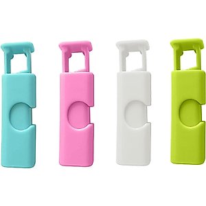 Bread Bag Seal Clip Squeeze and Lock Bread Bag Clips for Food Storage, Reusable Easy Squeeze & Lock for Snack Food Bread Bag, Plastic Bag Clip Strong Moistures-Proof Fresh-Keeping Sealing Clip