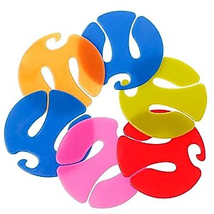 12pcs Sock Clips Colorful Sock Holders Stockings Ring Clip Locks Washing Sorters Organizer Tool for House