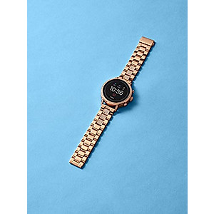 Fossil Women's Gen 4 Venture HR Heart Rate Stainless Steel Touchscreen Smartwatch, Color: Rose Gold (Model: FTW6011)