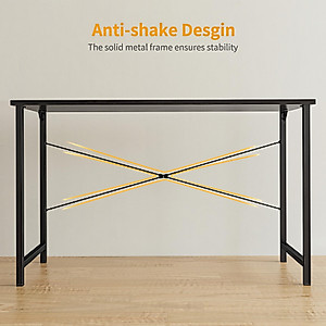 Cubiker Small Computer Desk, 32 inch Home Office Kids Desk for Bedroom and Small Spaces, Modern Simple Table for Studying, Writing, Working, Black