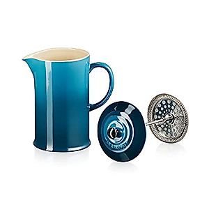 Le Creuset Stoneware French Press, 34 oz., Deep Teal