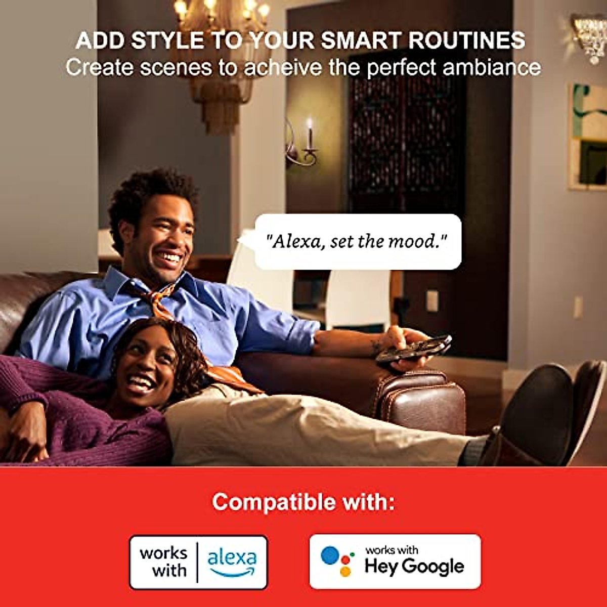 Sengled Smart Light Bulbs, WiFi Candelabra Led Light Bulbs, Smart Edison Vintage Light Bulb, E12 Smart Bulbs That Work with Alexa＆Google, Filament Bulb 40 Watt Equivalent, B11, No Hub Request