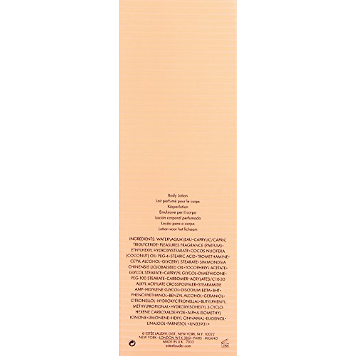 Pleasures By Estee Lauder For Women. Perfumed Body Lotion 8.4 Oz.