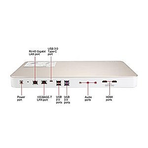 QNAP HS-453DX-8G Silent and Fanless Multimedia NAS Hybrid Storage Structure, 10GbE Connectivity, and HDMI 2.0 4K Output Screen Reader Support Enabled, 4GB SO-DIMM DDR4
