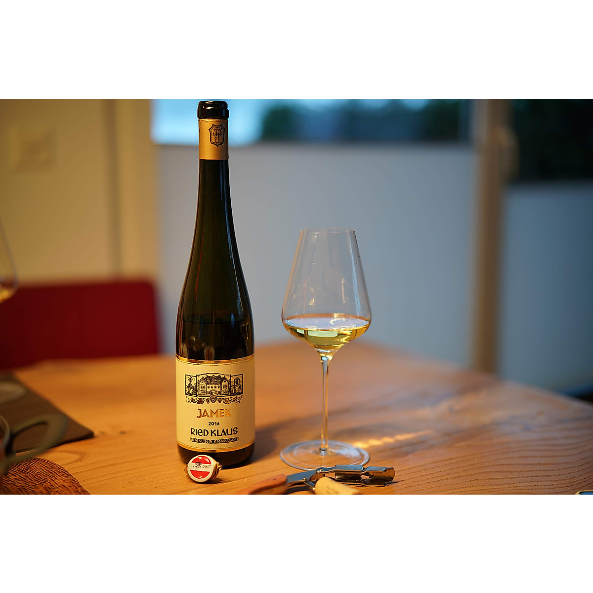 Grassl Mineralité Wine Glass, Hand-Blown Crystal Wine Glass for White Wine and Champagne Single