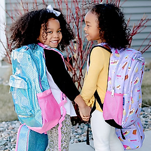 Wildkin 15-Inch Kids Backpack for Boys & Girls, Perfect for Early Elementary Daycare School Travel, Features Padded Back & Adjustable Strap (Sweet Dreams)