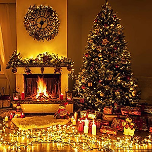 MUYUN Christmas String Lights Outdoor 105ft 300 LED Tree Lights Plug-in Waterproof Outdoor Fairy Lights for Xmas New Year Holiday Party