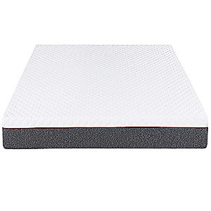 Olee Sleep 10 Inch Firm Memory Foam Mattress Cal King Gray, California King
