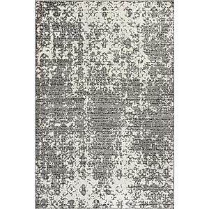 nuLOOM Deedra Modern Abstract Area Rug - 2x3 Accent Rug Modern/Contemporary Grey/Ivory Rugs for Living Room Bedroom Dining Room Entryway Kitchen
