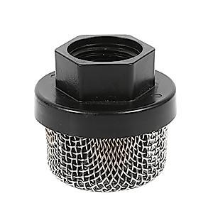 Tomantery Inlet Filter Strainer, Light Weight Sturdy Filter Trap Metal and PlastiMetal and Plastic for Ultra Airless Sprayer for Garden Hose