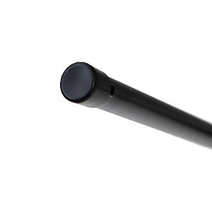 PHI VILLA 30 Inch Log Hoop Firewood Rack Curved Fireplace Wood Storage Holder Wood Stove Accessories,Indoor/Outdoor Heavy Duty Iron Black