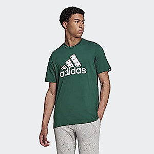 adidas Holiday Lights Tee Collegiate Green/White XL