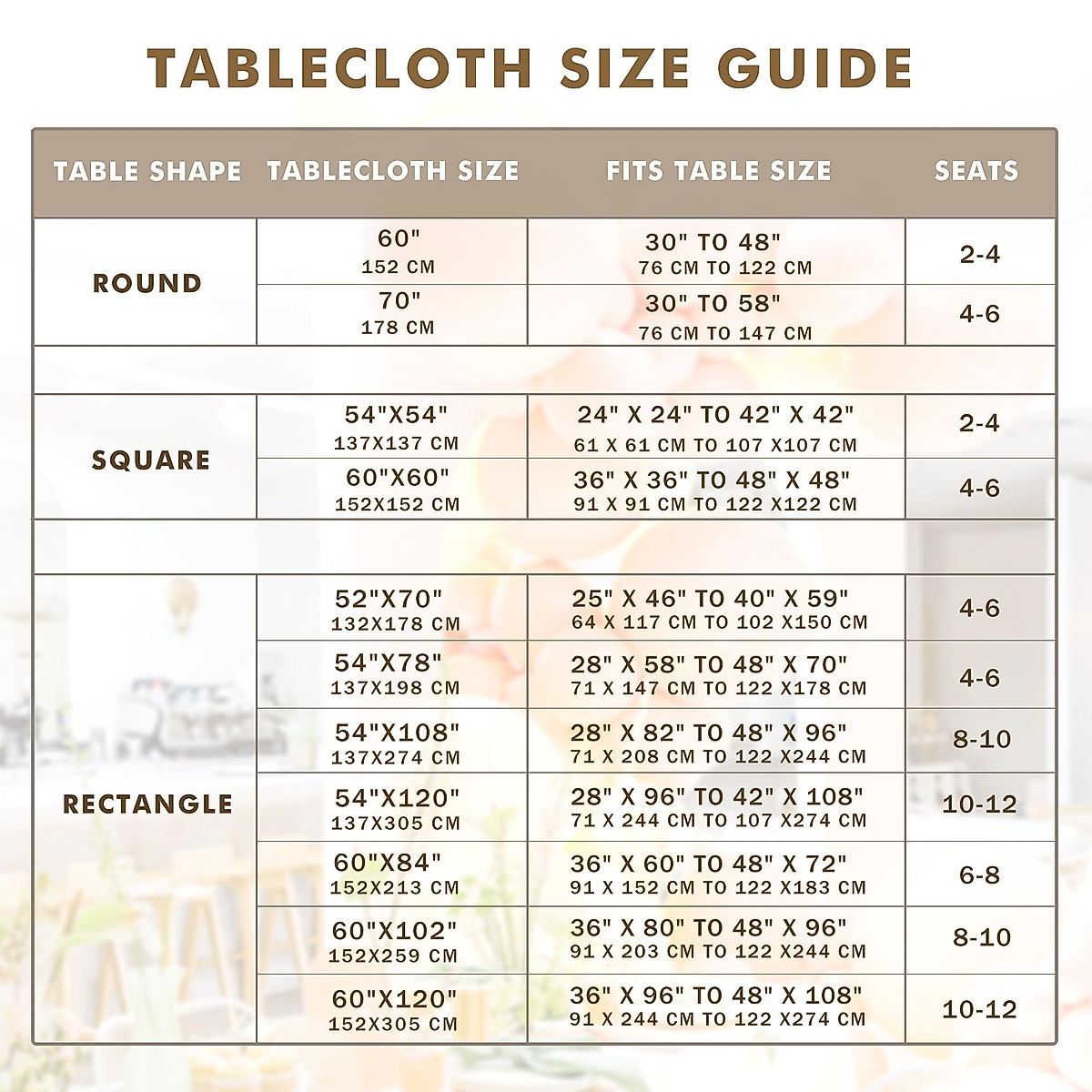 Nasitos 2 Pack Square Table Cloth Protector 60x60 Inch-Plastic Decorative Tablecloth, PVC Washable Wipeable Spill & Waterproof Splashproof Small Table Cloth for Card Table, Dining, Indoor&Outdoor