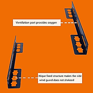 ClimbFun Wind Guard for Blackstone 22 Inch Griddle Wind Screen Blackstone Griddle Accessories Grill Wind Blocker Flat Top Gas Grill Compatible with Rear Grease Cup Hood Lid Side Shelf