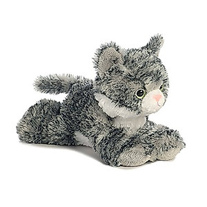 Aurora 31265,31713 Bundle of 2 7.5" Floppy Beanbag Cat Stuffed Animals-Lily & Sugar, Multicolor