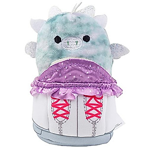 Squishmallows Squishville Mini 2" Plush 5pc Value Playset - Amazon Exclusive - Hockey Ice Skate Set w/ 2 Pets & 3 Soft Accessories & Vehicle - Official Kellytoy - Gift for Kids
