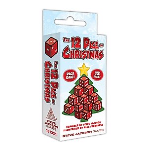 Steve Jackson Games The 12 Dice of Christmas, Dice Game, Family, Holiday, for 2 to 5 Players, Ages 10