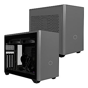 Cooler Master NR200P MAX Mini-ITX Case with 280mm AIO, 850W SFX PSU, Vertical GPU Mount, PCIe Gen4 Riser, Glass or Vented Panel