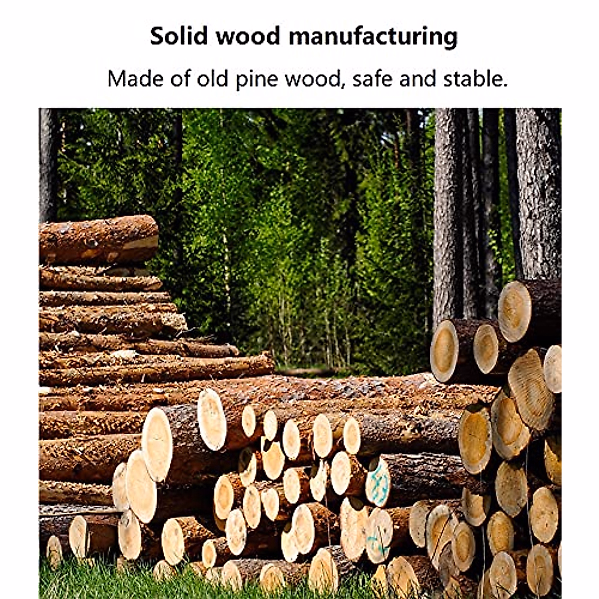 Rotating Bookshelf 360 Display 4 Tier Floor Standing Bookcase Storage Rack for Kids&Adults Solid Wood Bookshelf Organizer