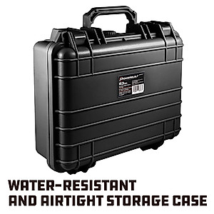 Powerbuilt 83 Pc. 420J2 Stainless Steel Marine Boat Repair Tool Set, Drivers, Pliers, Wrenches, Mallet, Bit Driver/Bits, Sockets, Watertight Shock Resistant Case with Lift-Out Foam Tool Trays - 642411