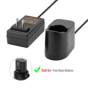 Shentec 10.8V Lithium Battery Charger Compatible with Dremel 855-02 855-01 8000-01 8001-01 8001-02 (Not for Ni-MH/Ni-Cd Battery)