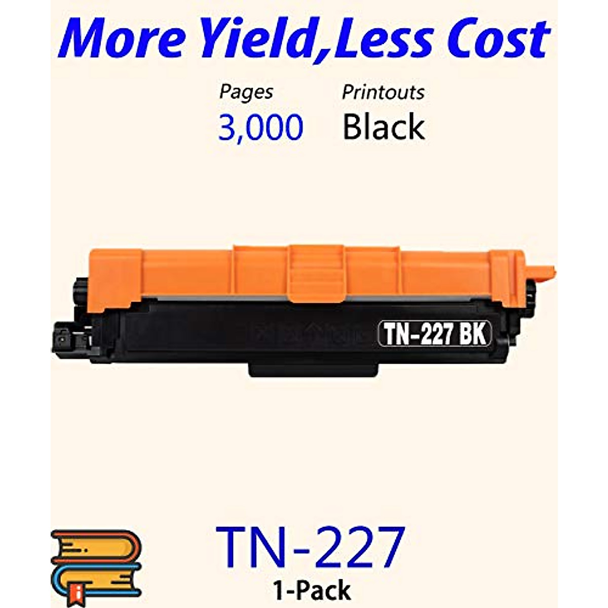 (1-Pack, Black) ColorPrint Compatible TN227 Toner Cartridge Replacement for Brother TN-227 TN227BK TN223BK Used for HL-L3210CW HL L3230CDW L3270CDW L3290CDW MFC-L3710CW MFC L3750CDW L3770CDW Printer