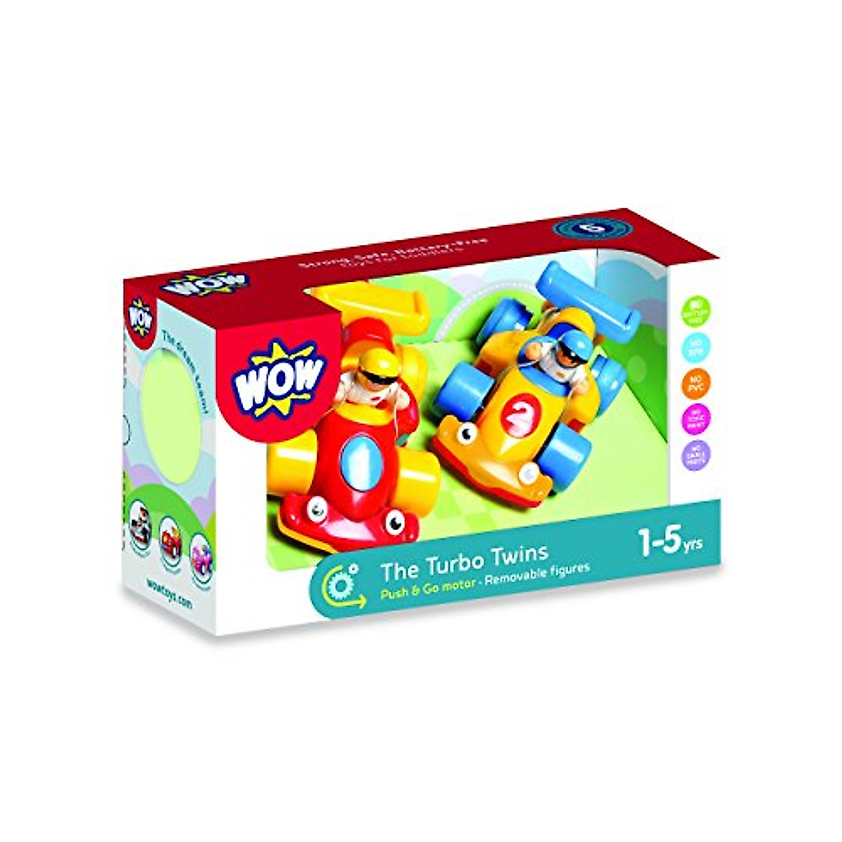 WOW The Turbo Twins - Racing Cars (4 Piece Set)