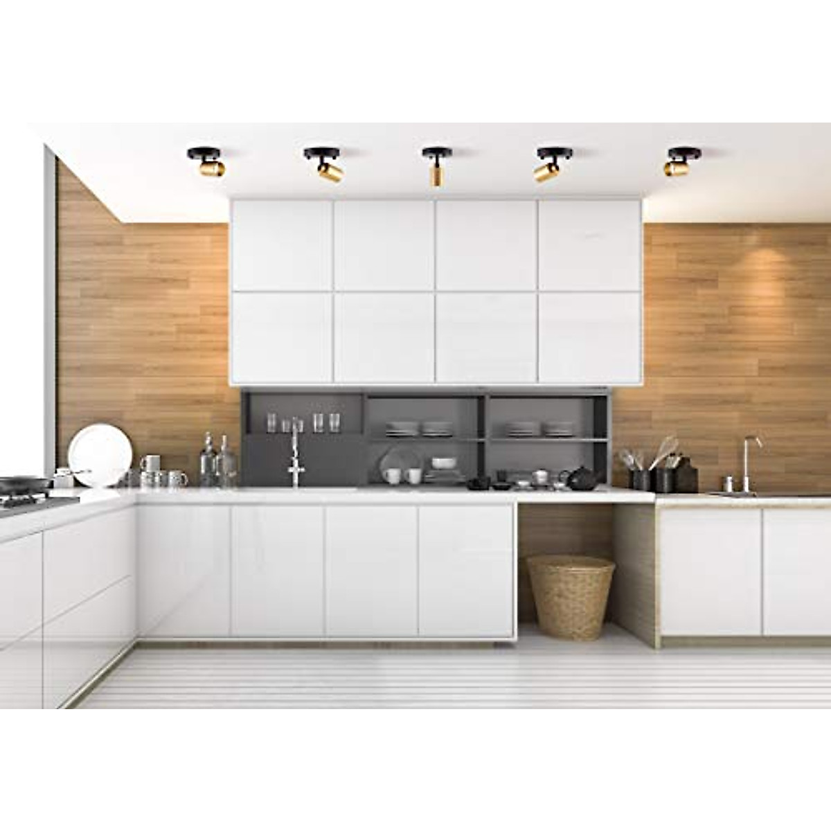 VidaLite LED Monopoint Sconce Adjustable Flush Mount Spot Light