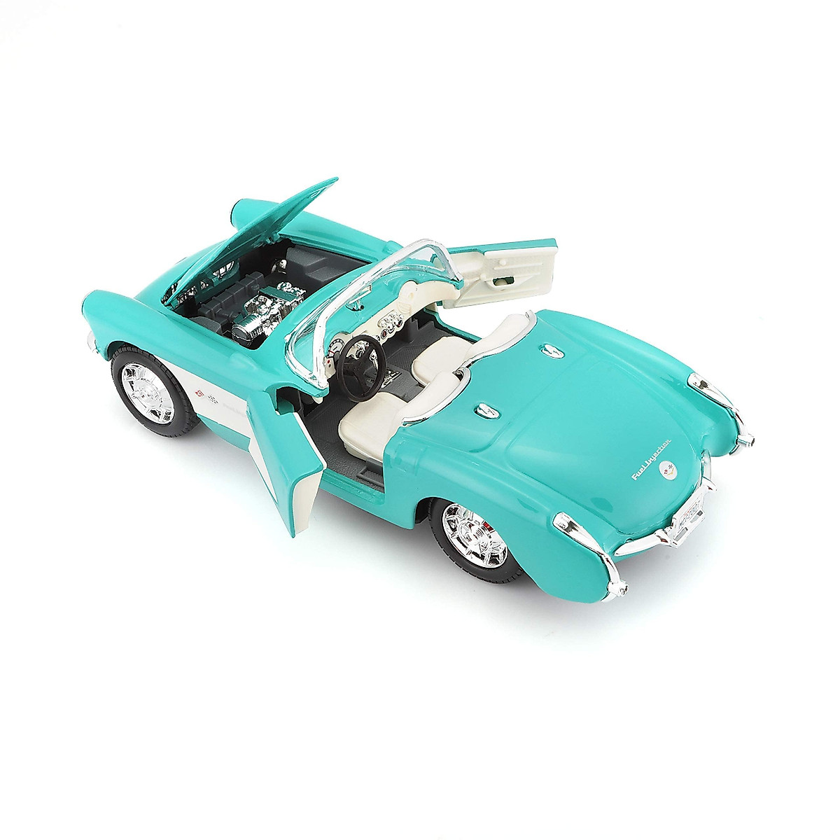 Maisto 1:24 Scale 1957 Chevrolet Corvette Diecast Vehicle (Colors May Vary)