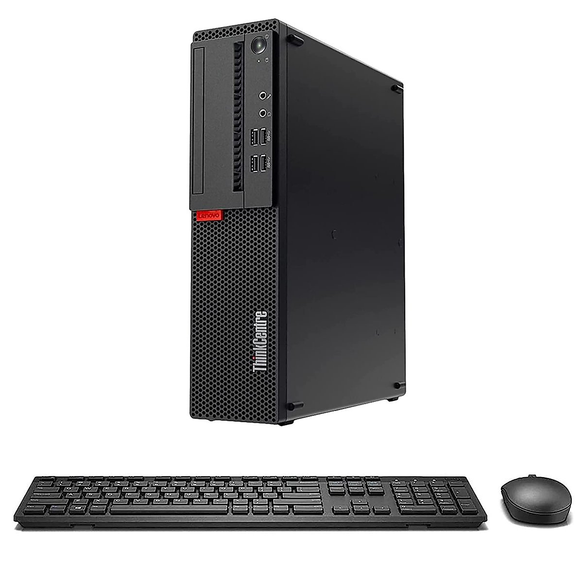Lenovo ThinkCentre M910S SFF Desktop Computer, Intel Quad Core i5-6500 up to 3.6GHz, 16GB DDR4, 512GB SSD, WiFi, BT, VGA, DP, Wireless Keyboard&Mouse, Windows 10 Pro 64 Bit (Renewed)