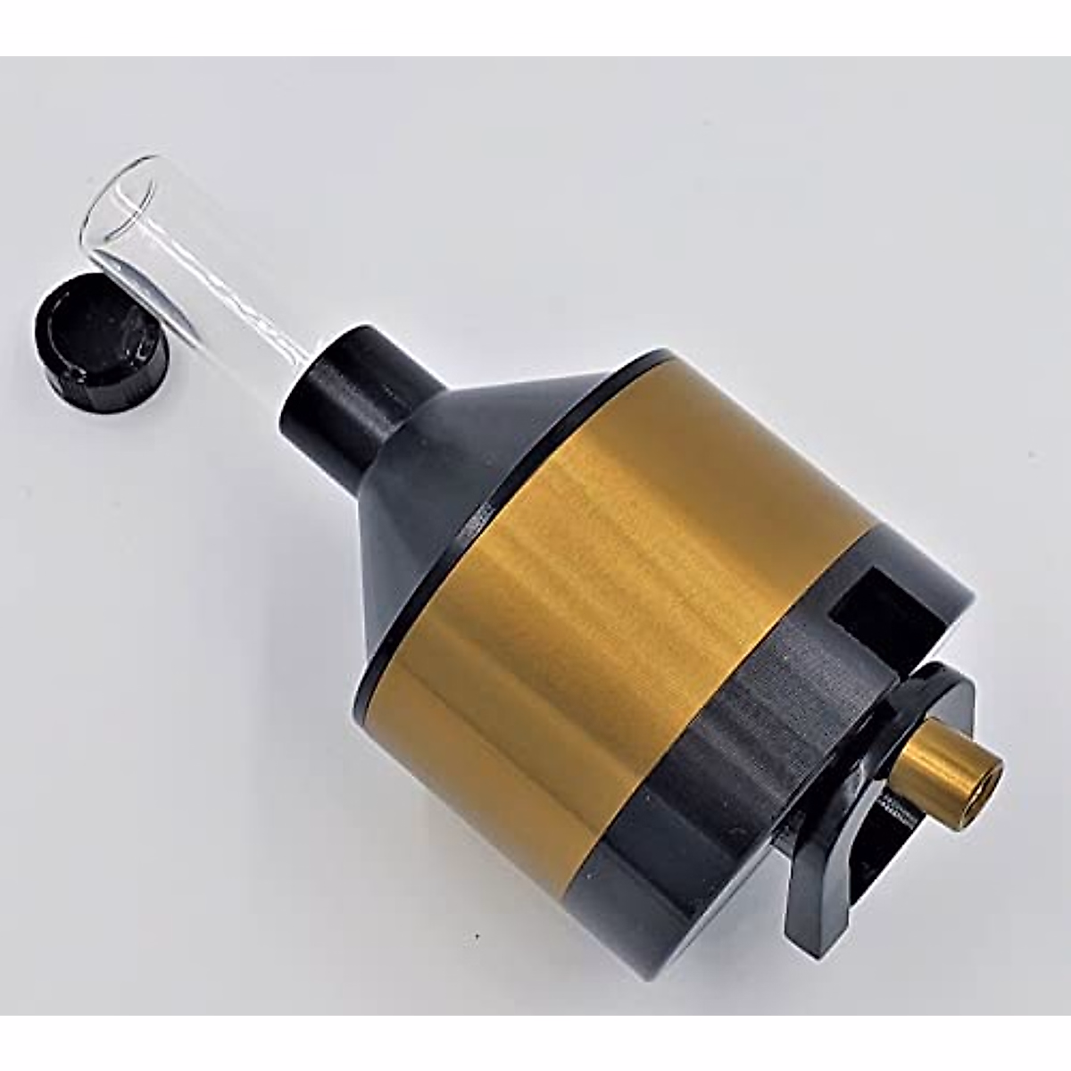 Coarse to Fine Spice Mill, Black and Gold Color