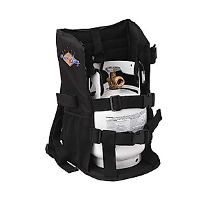Flame King Propane Torch Kit (340,000 BTU) + Backpack Carrier for Propane Tank