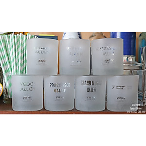 STAR TREK Personalized Alien Race Whiskey Glass - Officially Licensed, Premium Quality, Handcrafted Glassware, 11 oz. Rocks Glass - Perfect Collectible Gift for Series Lovers & Special Occasions