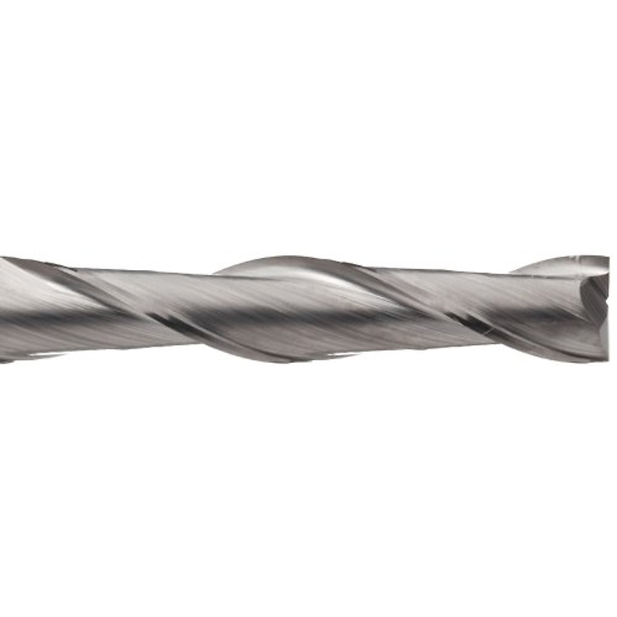 YG-1 - 54558 E5026 Carbide Square Nose End Mill, Extra Long Reach, Uncoated (Bright) Finish, Non-Center Cutting, 30 Deg Helix, 2 Flutes, 3" Overall Length, 0.125" Cutting Diameter, 0.125" Shank Diameter