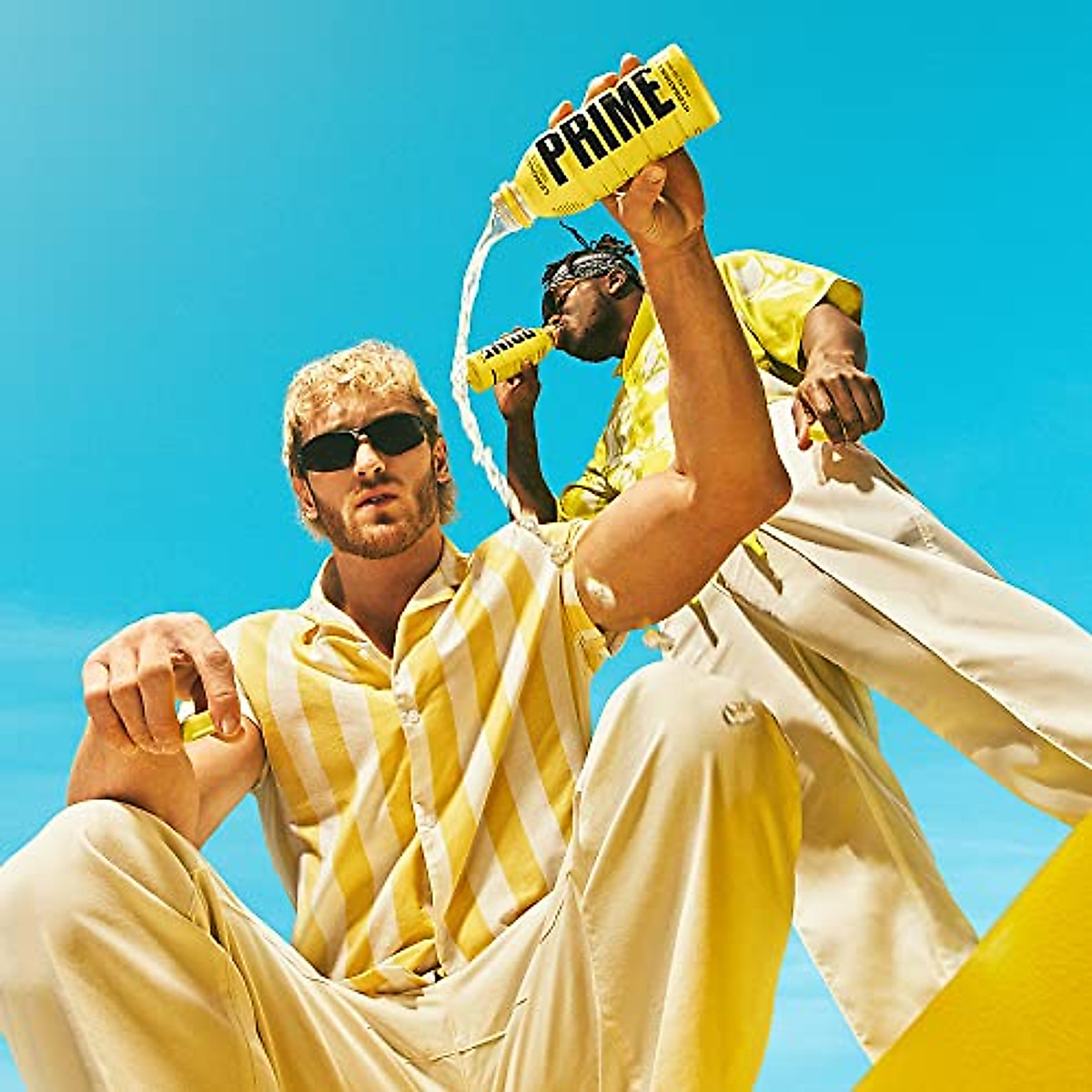 PRIME Hydration LEMONADE | Sports Drinks | Electrolyte Enhanced for Ultimate Hydration | 250mg BCAAs | B Vitamins | Antioxidants | 2g Of Sugar | 16.9 Fluid Ounce | 12 Pack